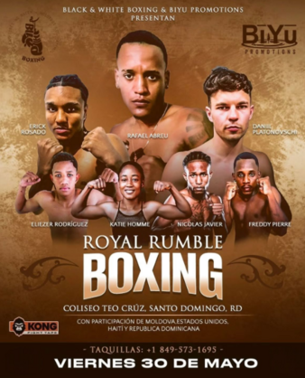 Wanel Alexander Lara vs. Victor Carrasco, Royal Rumble Boxing | Boxing ...
