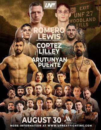 Jose Tony Cortez vs. Ryan Lilley, UNF 27 | MMA Bout | Tapology