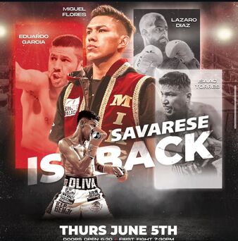 Miguel Flores vs. Kenneth Taylor, Flores vs. Taylor | Boxing Bout ...