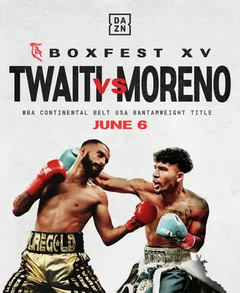 Khalid Twaiti vs. Emanuel Moreno, Boxfest XV | Boxing Bout | Tapology