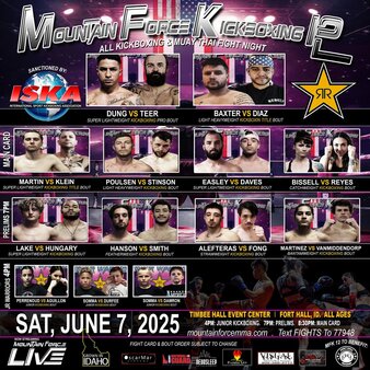 Nainoa Dung vs. Erik Teer, Mountain Force Kickboxing 12 | Kickboxing ...