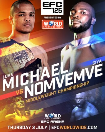 EFC 125: Michael vs. Nomvemve | MMA Event | Tapology