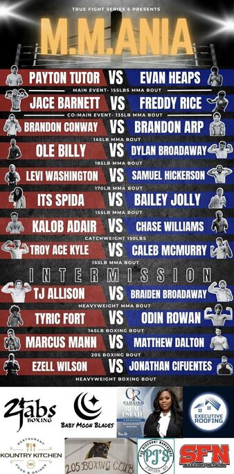 Levi Washington vs. Samuel Hickerson, True Fight Series 6 | MMA Bout ...