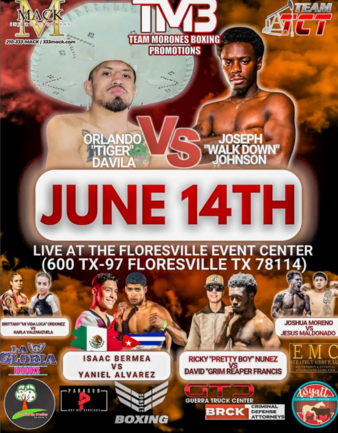 Davila vs. Johnson | Boxing Event | Tapology