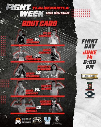 Irma Garcia vs. Maria Guadalupe Martinez, Fight Week Tlalnepantla ...