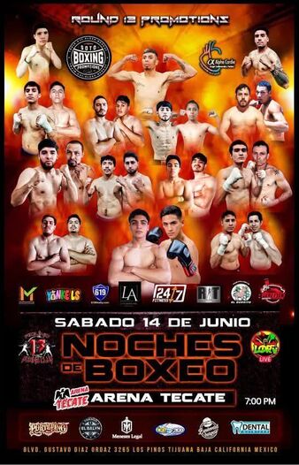 Luis Guerrero vs. Omar Alejandro Valenzuela Aguilar, Noches de Boxeo ...