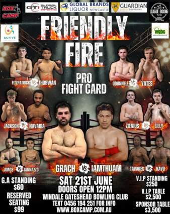 Friendly Fire | Boxing Event | Tapology