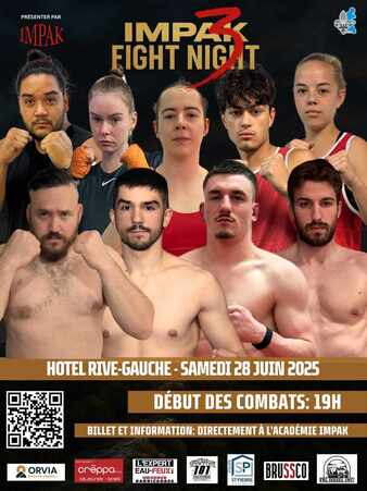 IMPAK Fight Night 3 | Boxing, MMA, & Kickboxing Event | Tapology