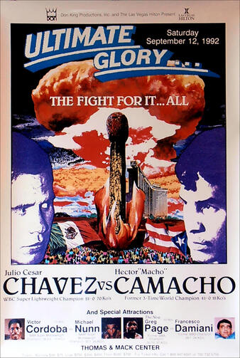 Julio Cesar Chavez vs. Hector Camacho, Chavez vs. Camacho | Boxing Bout ...