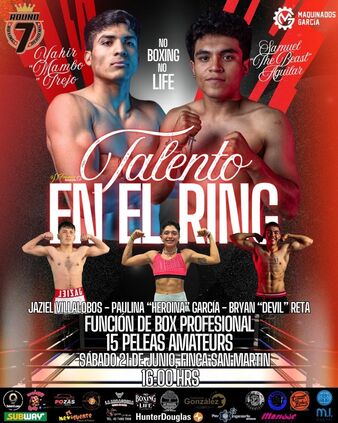 Yahir Trejo vs. Marco Rojas Mota, Talento en el Ring | Boxing Bout ...