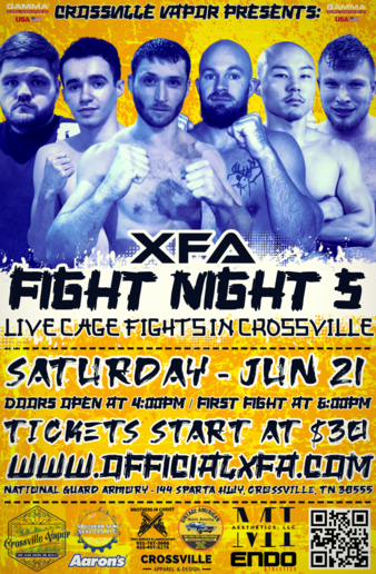 XFA Fight Night 5 | MMA & Kickboxing Event | Tapology