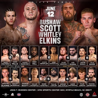 Brandon Bushaw vs. Kenny Hill, Trigon Combat Amateur Series 2 | Boxing ...