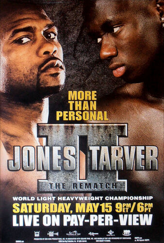 Jones Jr. vs. Tarver II | Boxing Event | Tapology