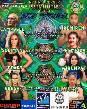 June Thunder: Afternoon Show | Boxing Event | Tapology