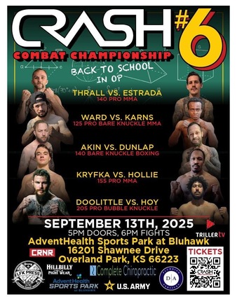 Crash Combat Championship 6: Back to School in OP | MMA & Kickboxing ...