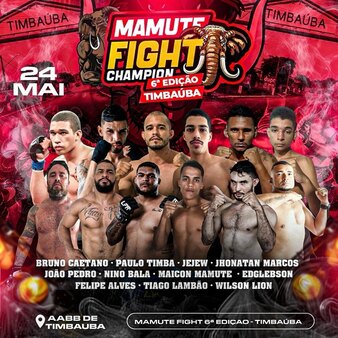 João Pedro vs. Wilson Santos, Mamute Fight Champion 6 | Kickboxing Bout ...