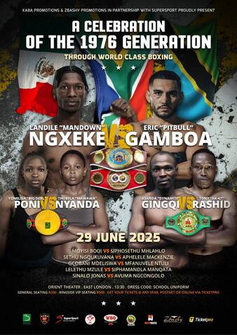 Moyisi Booi vs. Siphosethu Mhlahlo, Ngxeke vs. Gamboa | Boxing Bout ...
