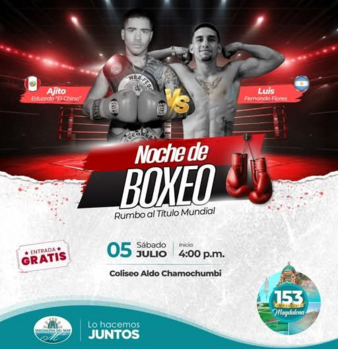 Eduardo Salazar vs. Martin Bustamante, Noche de Boxeo | Boxing Bout ...