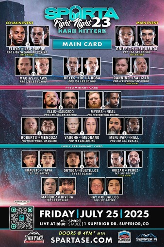 Darrian Leu-Pierre vs. Travis Floyd, Sparta Fight Night 23 | Boxing ...