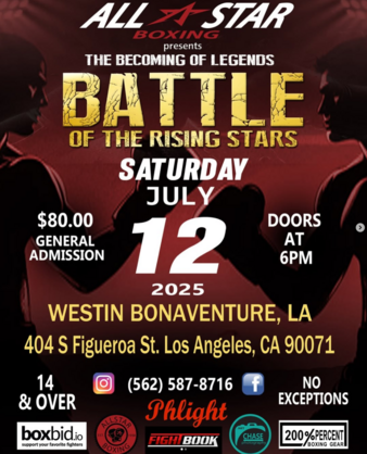 Battle of the Rising Stars | Boxing Event | Tapology