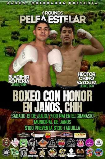 Gabriel Gonzalez vs. Jose Fernando Rodriguez, Boxeo con Honor | Boxing ...
