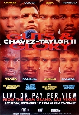 Julio Cesar Chavez vs. Meldrick Taylor II, Chavez vs. Taylor II ...
