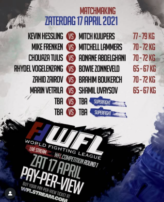 Mitchell Lammers vs. Mike Frenken, WFL Competition 2021 | Kickboxing ...