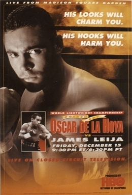 Oscar De la Hoya vs. Jesse James Leija, De la Hoya vs. Leija | Boxing ...