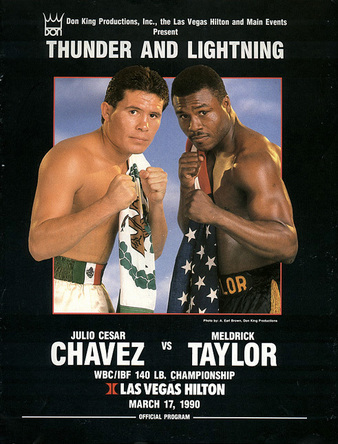 Julio Cesar Chavez vs. Meldrick Taylor, Chavez vs. Taylor | Boxing Bout ...