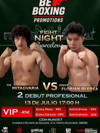 Didac Lopez vs. George Daniel Rusu, Fight Night Barcelona | Boxing Bout ...