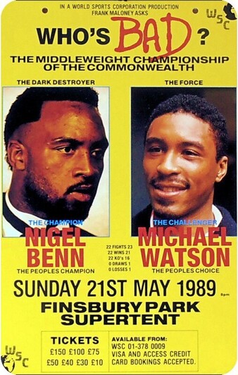 Johnny Nelson vs. Andy Straughn, Benn vs. Watson | Boxing Bout | Tapology