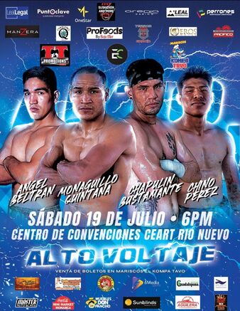 Angel Beltran vs. Roberto Perez, Alto Voltaje | Boxing Bout | Tapology