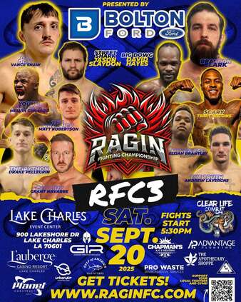 Ragin FC 3 | MMA, Kickboxing, & Grappling Event | Tapology