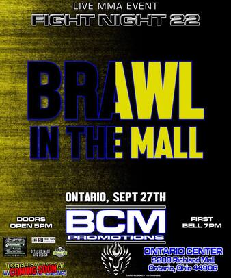 BCM Fight Night 22: Brawl in the Mall | MMA Event | Tapology