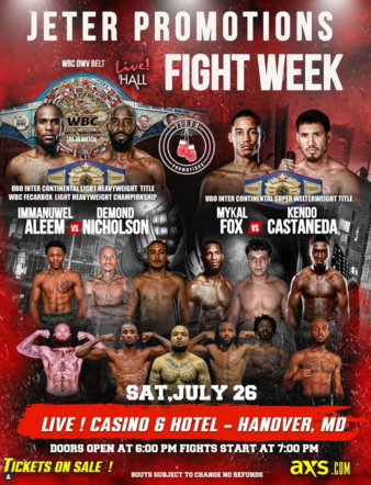 Aleem vs. Nicholson | Boxing Event | Tapology