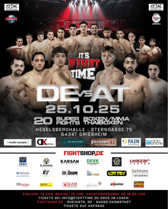 It's Fight Time | MMA & Kickboxing Event | Tapology