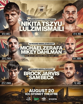 Brock Jarvis vs. Sam Beck, Tszyu vs. Ismaili | Boxing Bout | Tapology