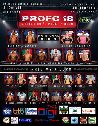 PRO FC 18 | MMA Event | Tapology