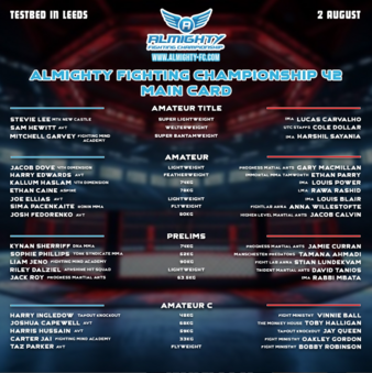 Almighty Fighting Championship 42 | MMA Event | Tapology