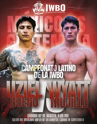 Wyatt Trujillo vs. Uziel Bueno, Mexico vs Guatemala | Boxing Bout ...