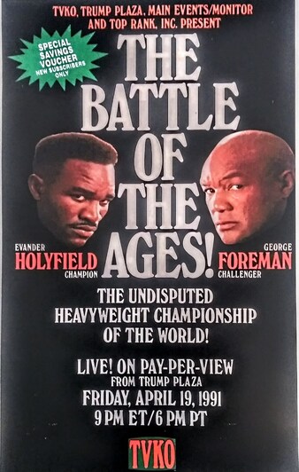 Evander Holyfield vs. George Foreman, Holyfield vs. Foreman | Boxing ...