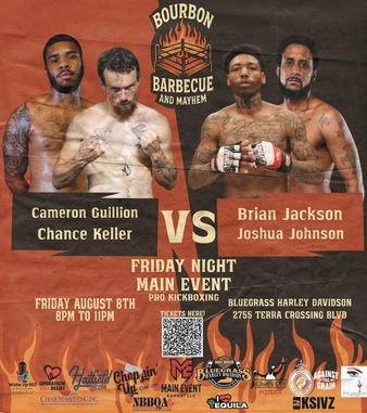 Cameron Gullion vs. Brian Jackson, Main Event Kombat Kickboxing ...