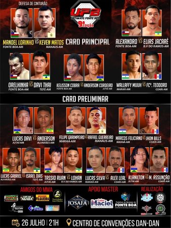 Alex Leal vs. Lucas da Silva, Ultimate Fonte Boa 9 | MMA Bout | Tapology