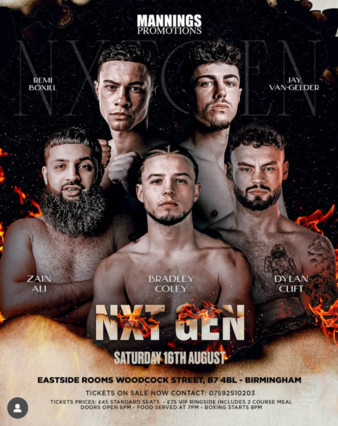 Zain Ali vs. Jensen Irving, NXT GEN | Boxing Bout | Tapology