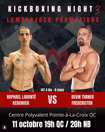 Jacob Terras vs. Zac Simon, Lumberjack Kickboxing Night 3 | Kickboxing Bout | Tapology