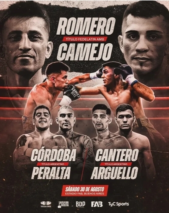 Romero vs. Camejo | Boxing Event | Tapology