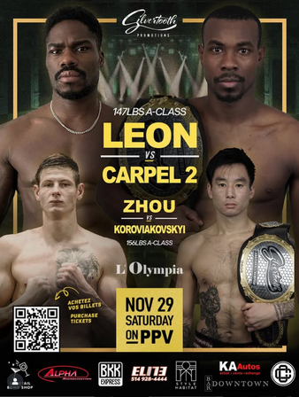 Yazane El Moubtahil vs. Ghais Zitoun, Silvertooth At The Olympia ...