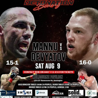Mannu vs. Devyatov | Boxing Event | Tapology