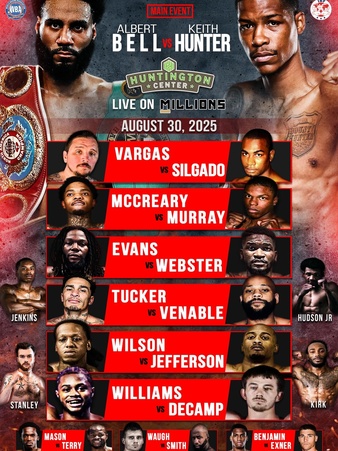 Albert Bell vs. Keith Hunter, Bell vs. Hunter | Boxing Bout | Tapology