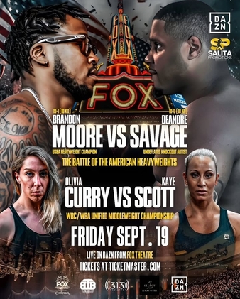 Olivia Curry vs. Kaye Scott, Moore vs. Savage | Boxing Bout | Tapology